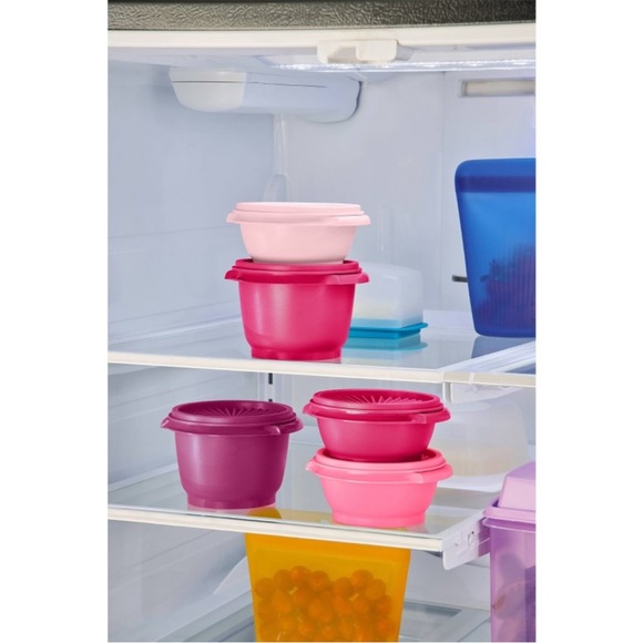 Tupperware | Kitchen | Tupperware Nwt Heritage 5pk Plastic Food Storage ...